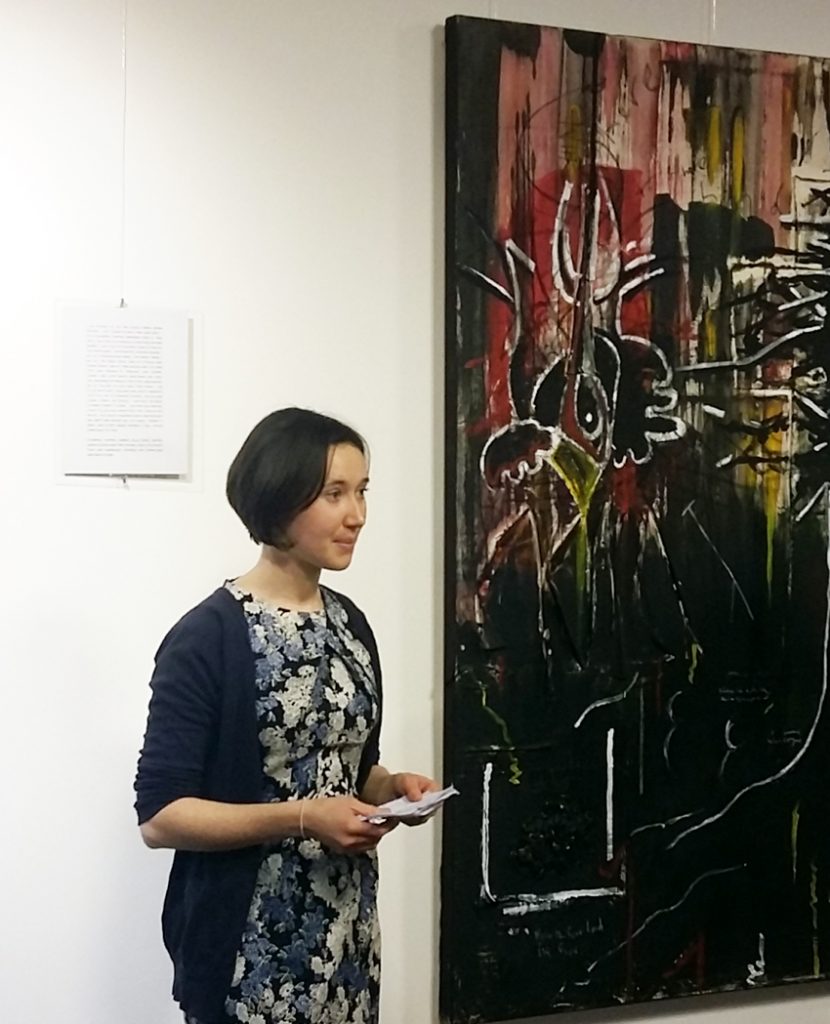 Vernissage der Ausstellung von Allison Bernadette Long am 16.02.2017 ...