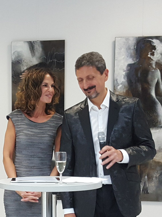 Vernissage der Ausstellung „zwei Künstler – zwei Wege – ein Werk“ von ...